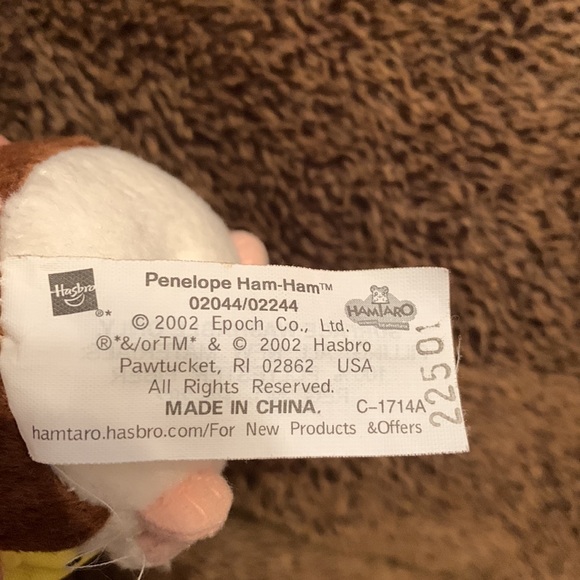 Toys | Penelope Hamham Hamtaro Hamster Plush Stuffed 202 Ham Ham Rare ...